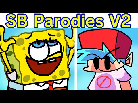 Friday Night Funkin' VS Spongebob Parodies V2 FULL WEEK + References ...