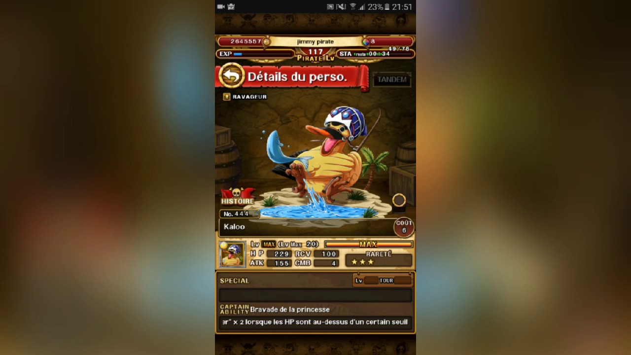 one piece treasure cruise : escadron des super canards - YouTube