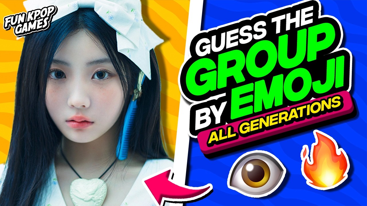 ⭐️ GUESS THE KPOP GROUP BY EMOJI: ALL GENERATIONS | KPOP QUIZ - FUN ...