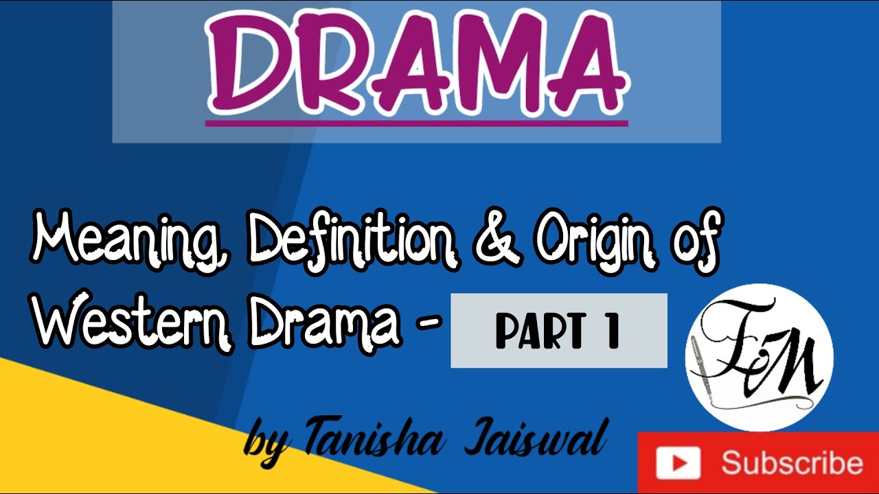 Drama PART-1(meaning, definition and origin of drama) Ancient Greek ...