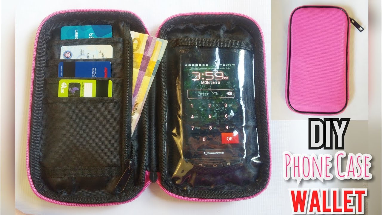 DIY Cellphone Pouch / Wallet /Phone Case/Card Holder - YouTube