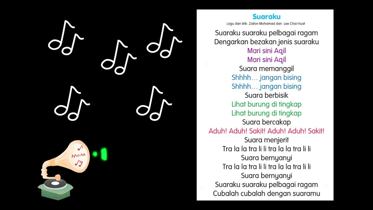 Suaraku (Vokal) Pendidikan Muzik Tahun 1 - YouTube