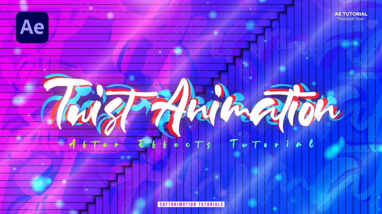 Twist Text Animation in After Effects - After Effects Tutorial - YouTube