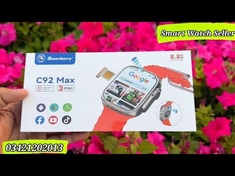 C92 Max Smart Watch 6GB Ram 64 GB Storage - YouTube