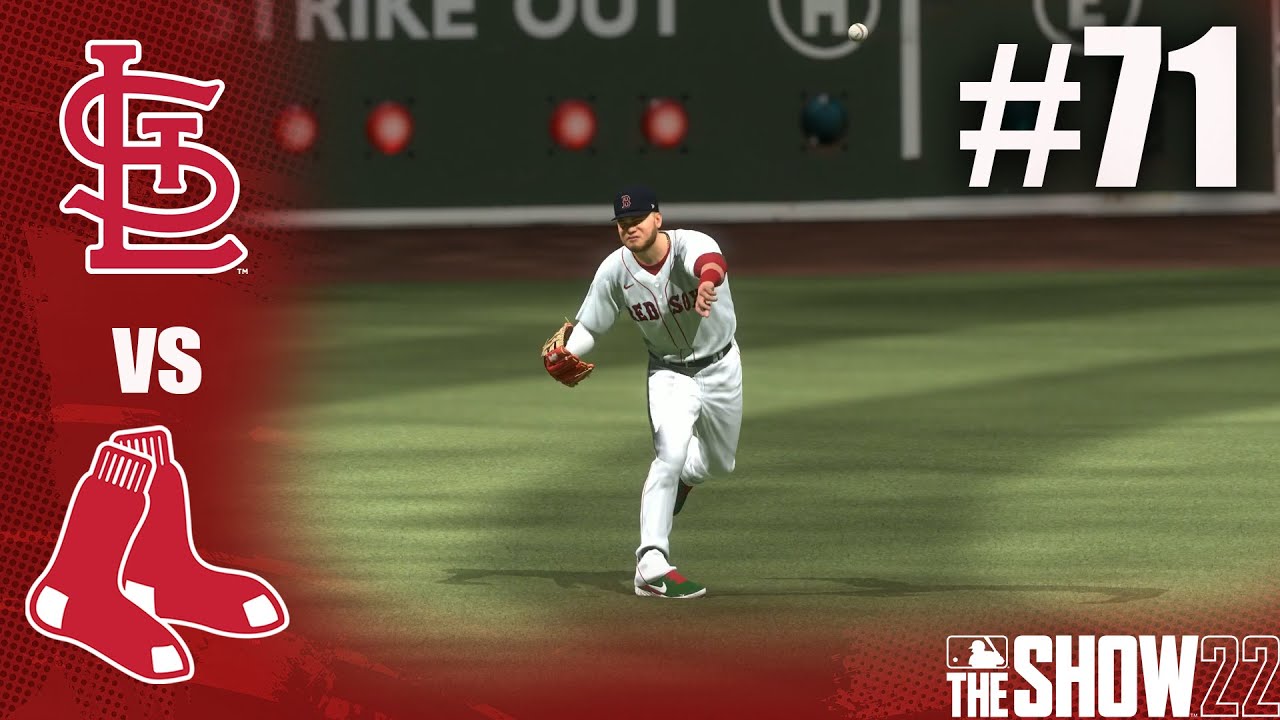 MLB 22 The Show | Red Sox Franchise Mode | #71 | vs St. Louis Cardinals ...