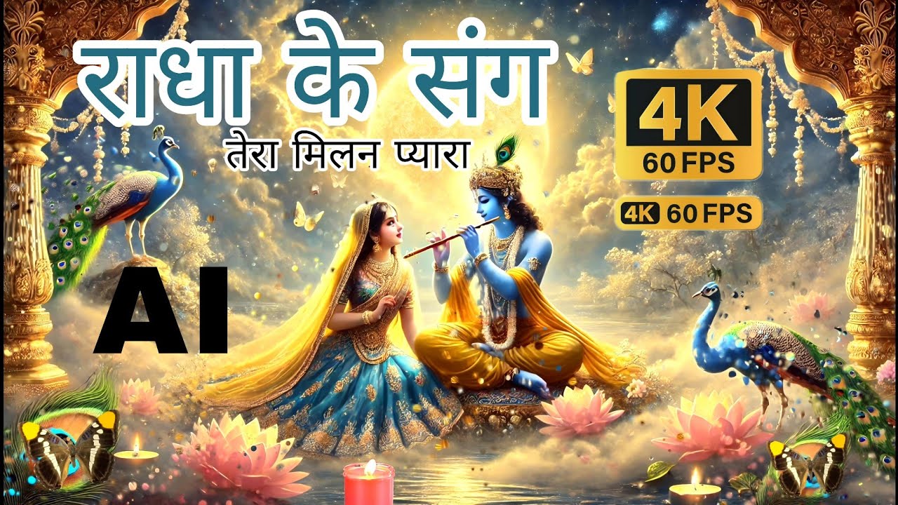 Radhe Krishna Meditation | Krishna Bhajan | Divine Chanting - YouTube