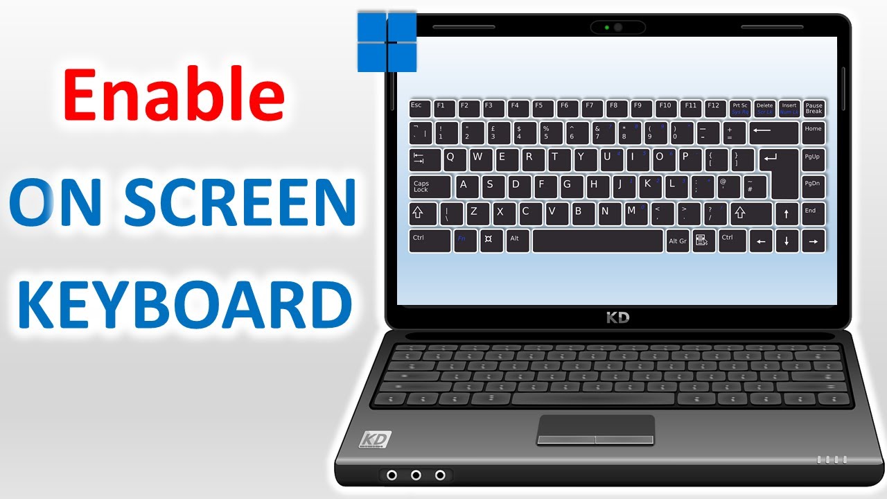 how to enable Onscreen keyboard | enable onscreen keyboard | windows 10 ...