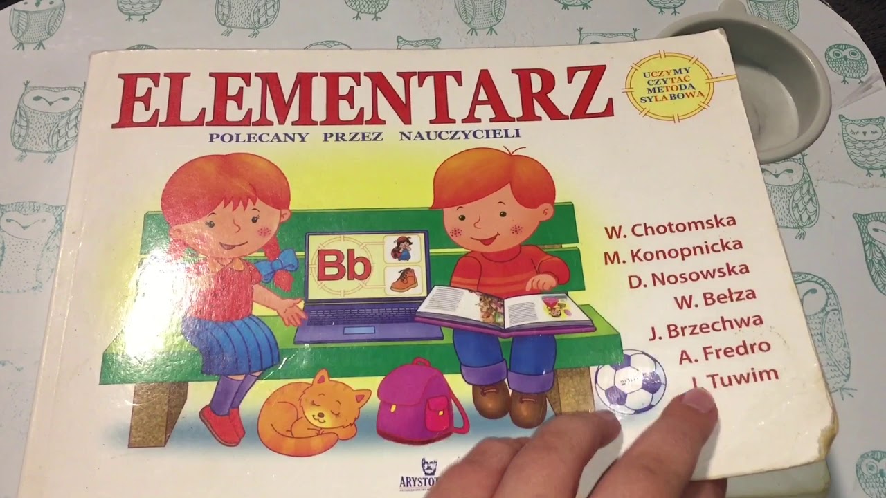 Elementarz | Polish children’s book pg. 1 & 2 | Czytanie po polsku ...