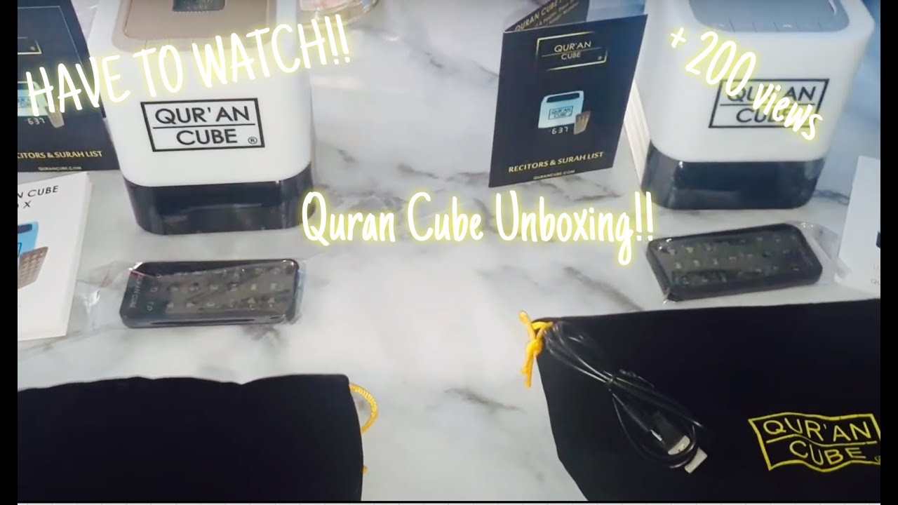 unboxing Quran cube - YouTube