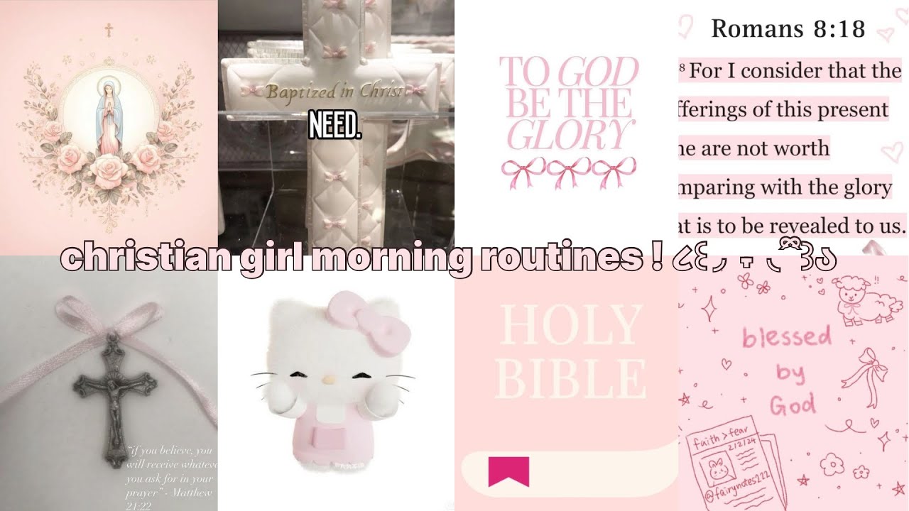 christian girl morning routines ! 🎀 | church grwm | devotionals | holy ...