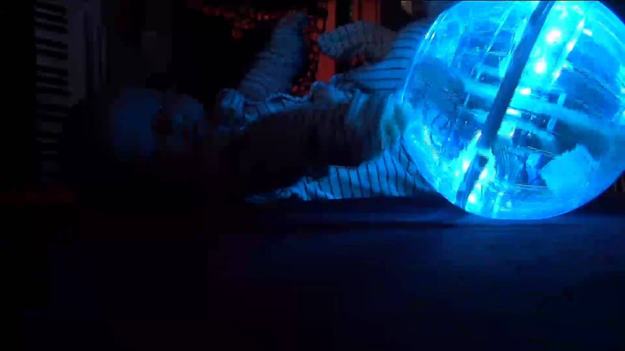 Initial tests of color ball - YouTube