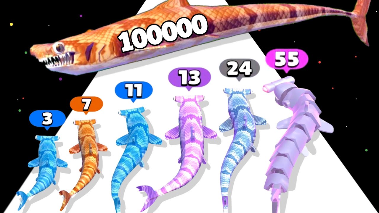 SHARK RUN Insect Evolution 3D Runner - All Level Satisfying Mobile ...