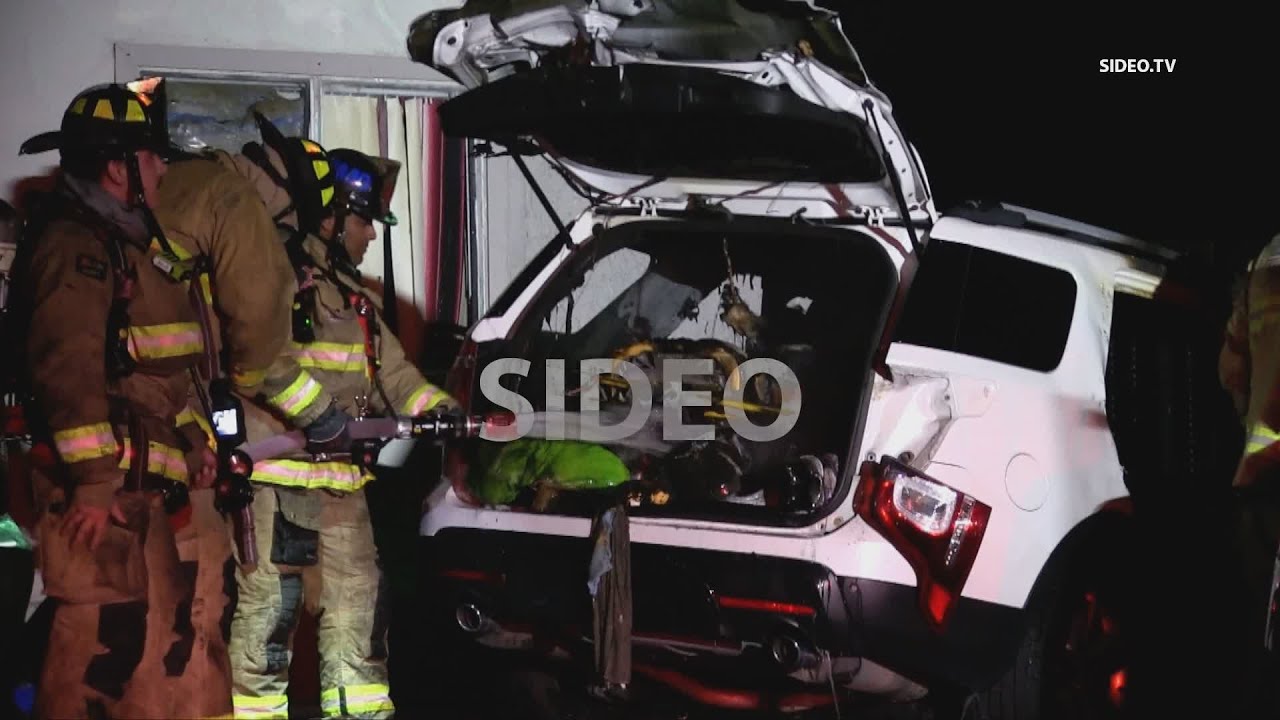 Spring Valley : Two Vehicle Fire - YouTube