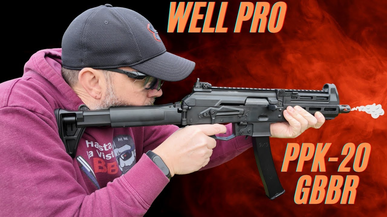 Airsoft - Well Pro - PPK20 GBBr [French] - YouTube