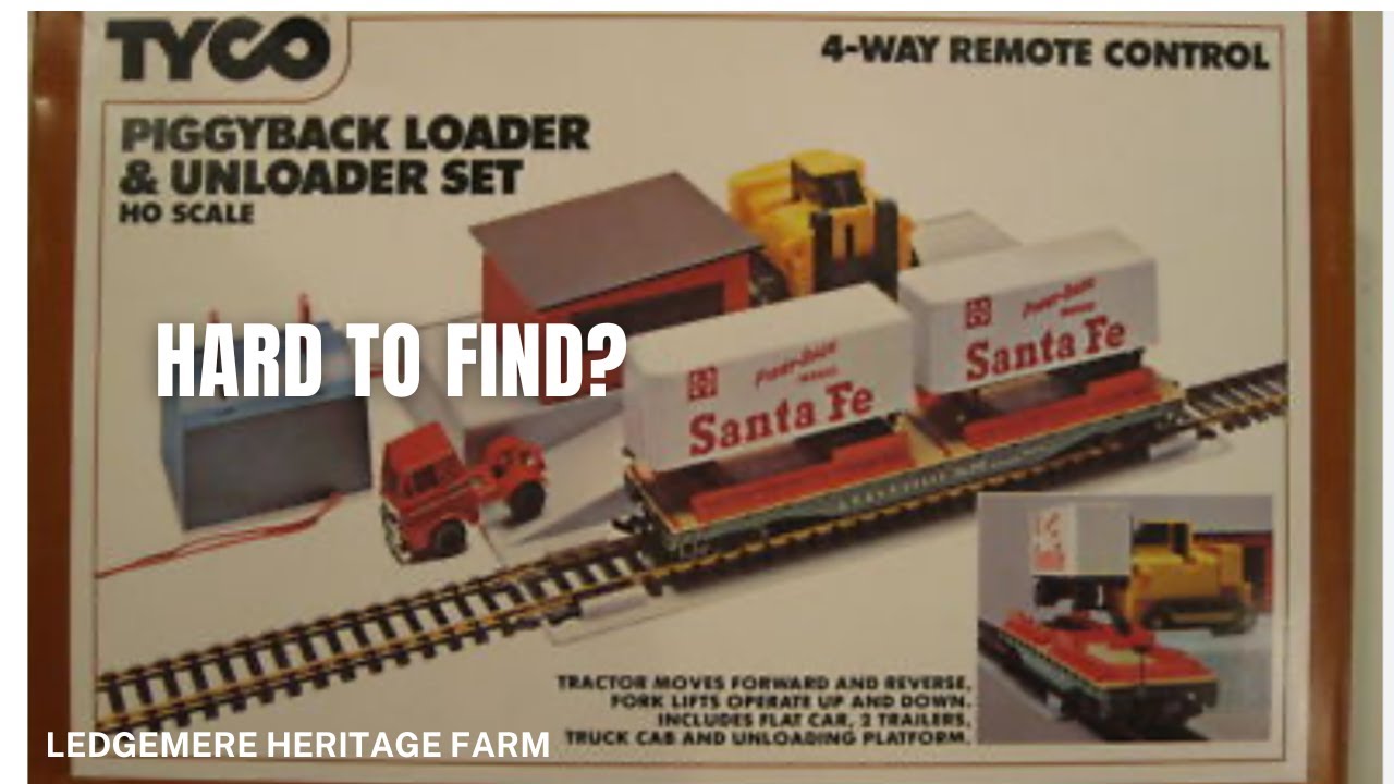 Tyco's HO Scale 933 Piggyback Loader: The Ultimate Train Set Upgrade - YouTube