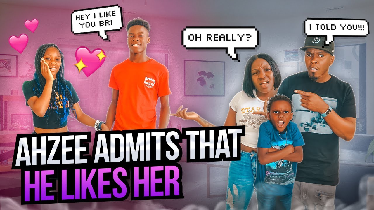 Ahzee Finally ADMITS He Likes Her - YouTube