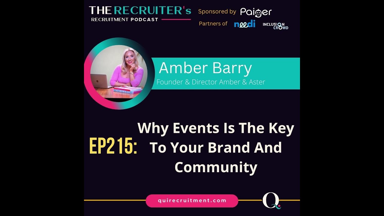 EP215: Amber Barry, Director Amber & Aster - Why Events Is The Key To ...