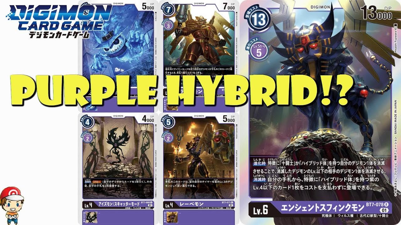 Even Purple Digimon Can be Hybrid Now! AncientSphinxmon! (Digimon TCG ...