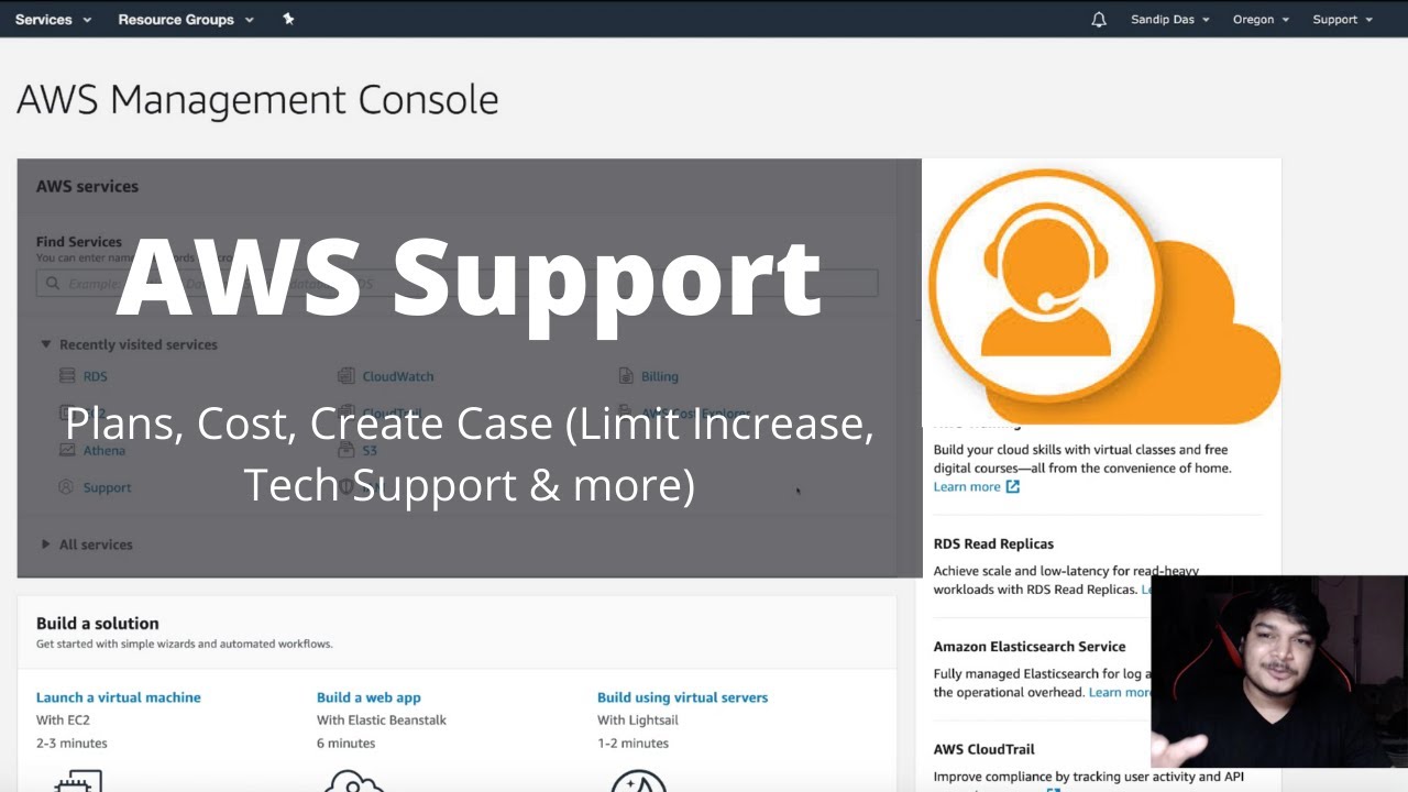 AWS Support Plans Cost Create Case Limit Increase Tech Support AWS Support Plans Cost Create Case Limit Increase Tech Support