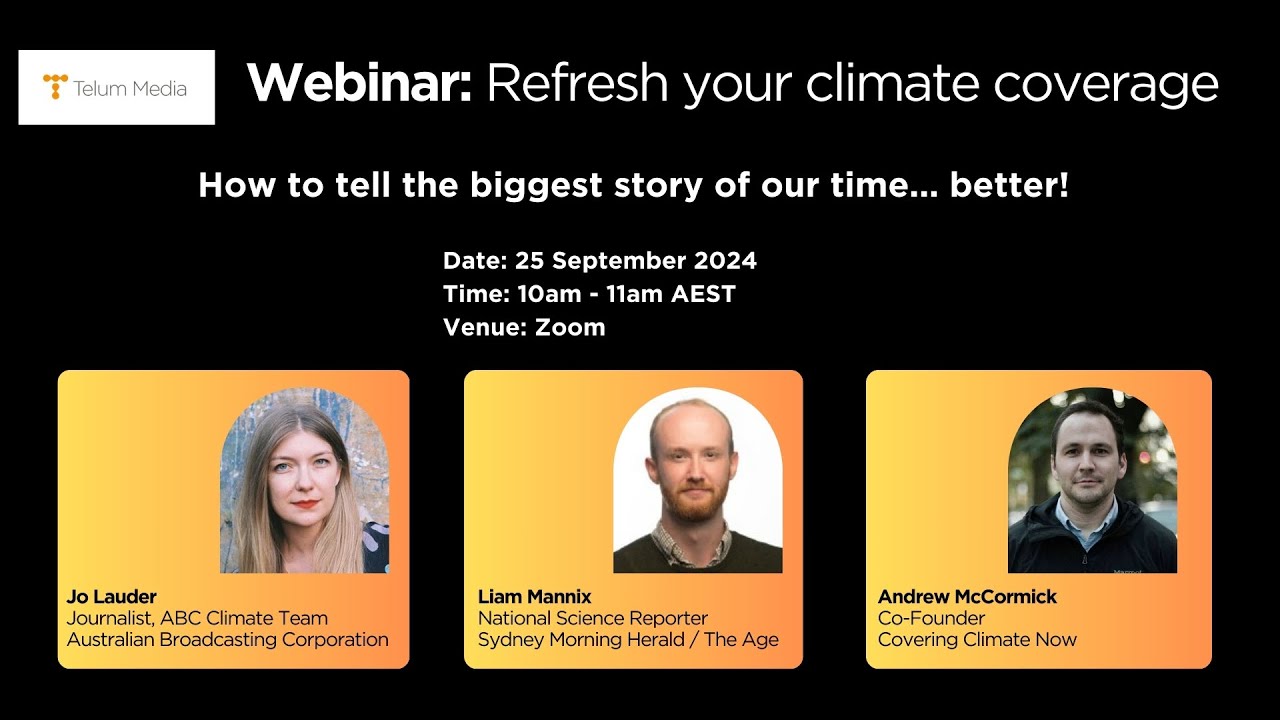Webinar: Refresh your climate coverage! - YouTube