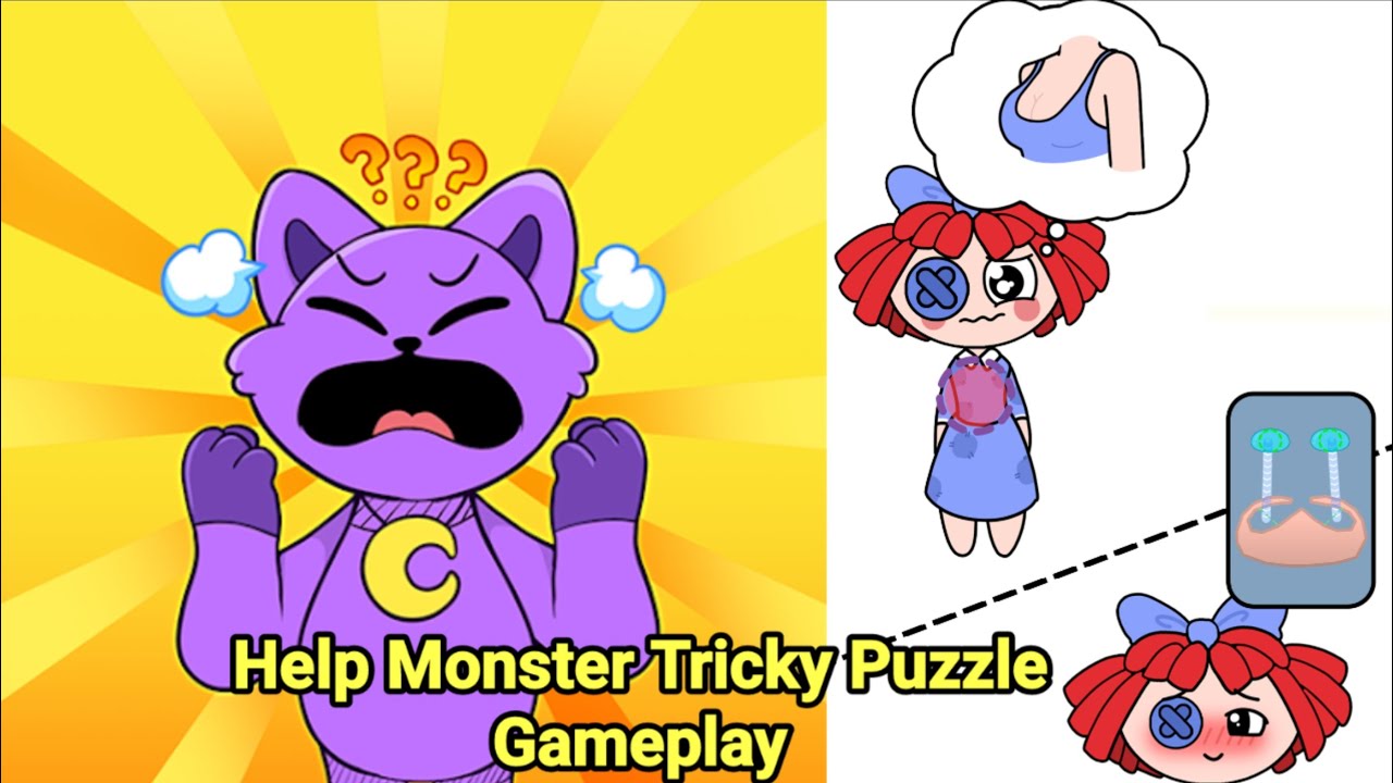 Help Monster Tricky Puzzle Game Gameplay - YouTube