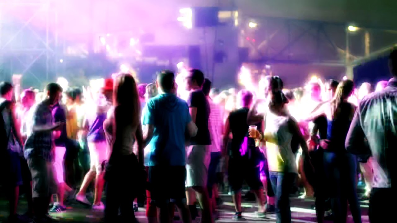 Audience of a Music Festival Timelapse - Video Clip - YouTube