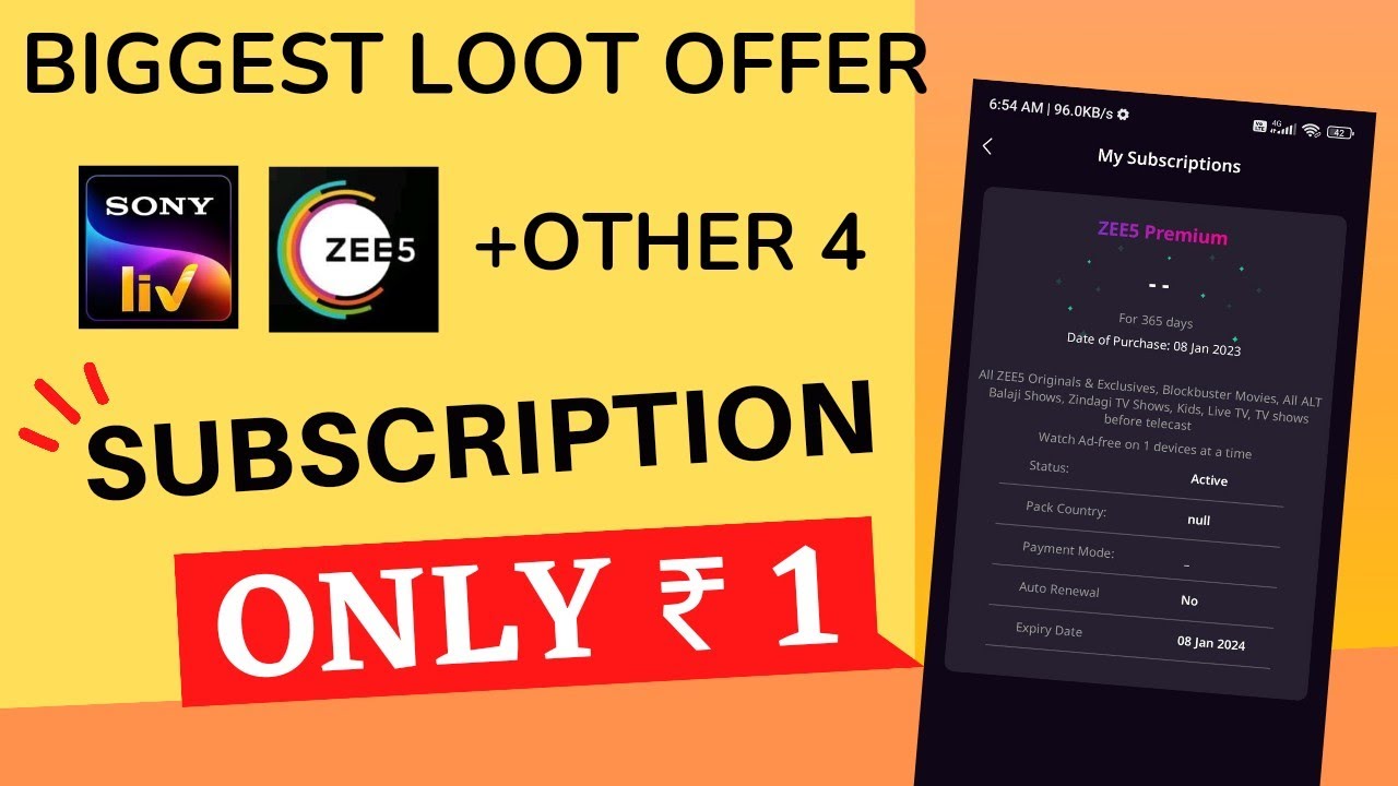 Flipkart OTT Play Subscription Biggest loot Offer / Get OTT ...