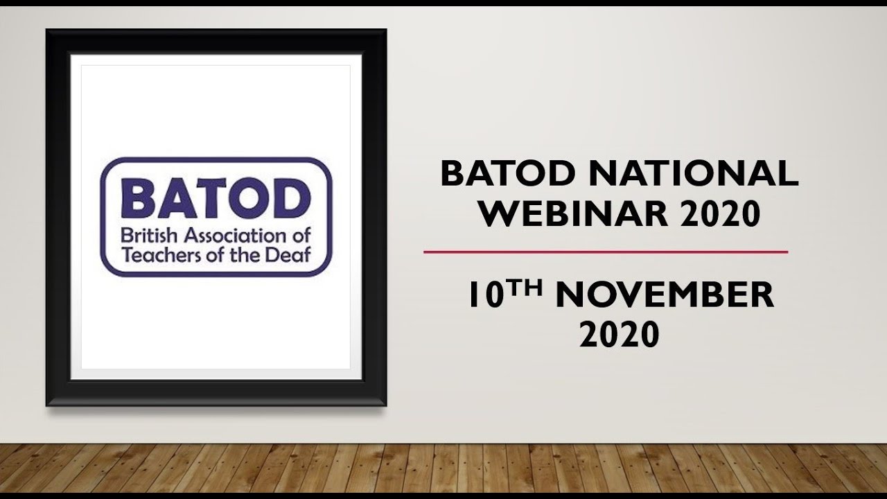 BATOD National Webinar 2020 - YouTube