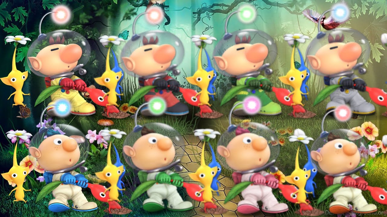 Super Smash Bros Ultimate - 4 Olimar and 4 Alph Smash - YouTube