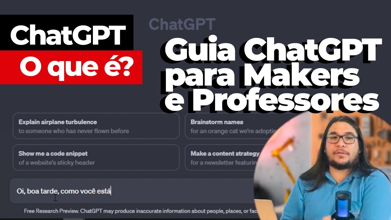 O que é Chat GPT: Guia para Makers e Professores - YouTube