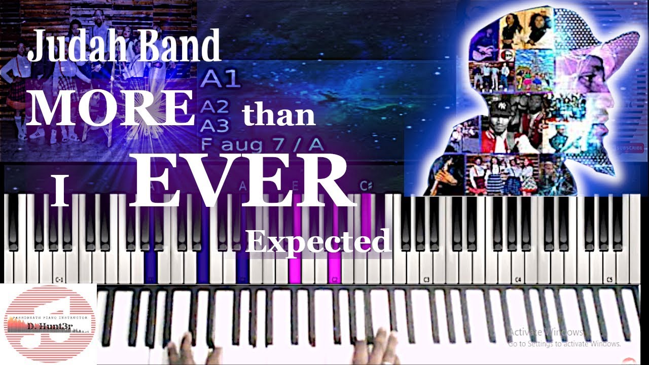 Judah Band - More Than I Expected 🎹 Tutorial - YouTube