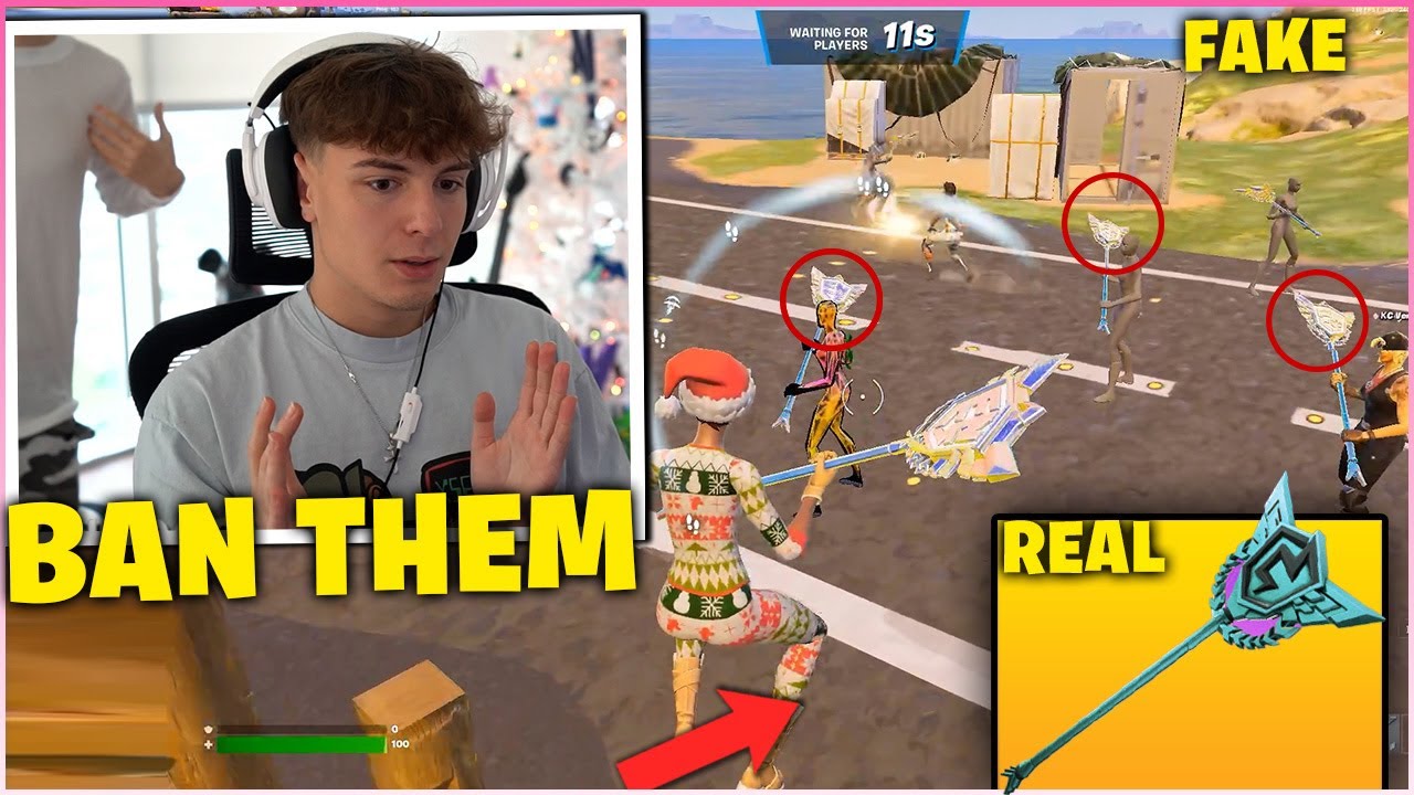 CLIX Gets OUTRAGED & Exposes EVERYONE for USING a FAKE FNCS PICKAXE ...