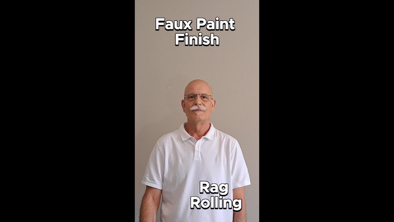 Simple Rag Rolling Paint Technique - YouTube