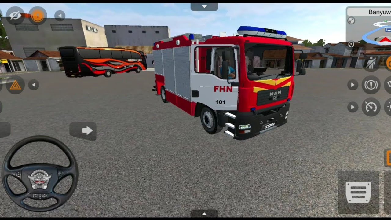 Drive 101 emergency fire extinguisher simulator fire truck in fire ...