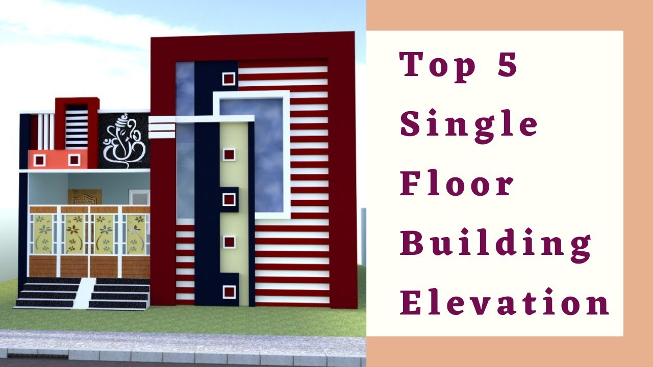 North Facing Building Elevation || Single Floor || Elevation - YouTube