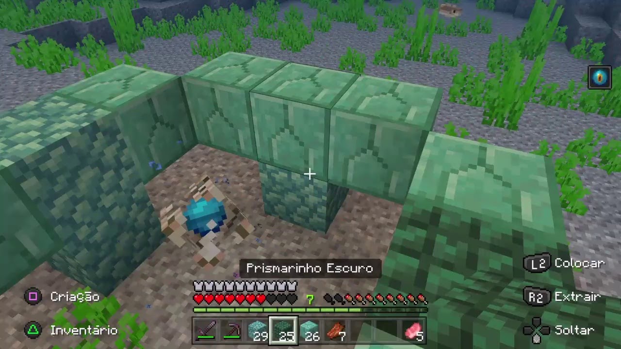 Como ATIVAR o conduto *MINECRAFT* estrutura simples (sobrevivencia ...