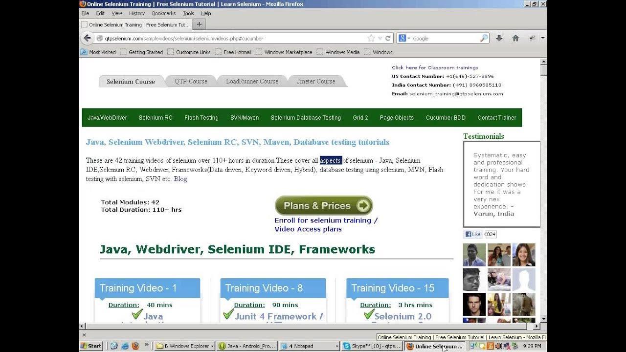 Selenium Tutorial Training - Example WebDriver RC Java Grid Part 2 - YouTube