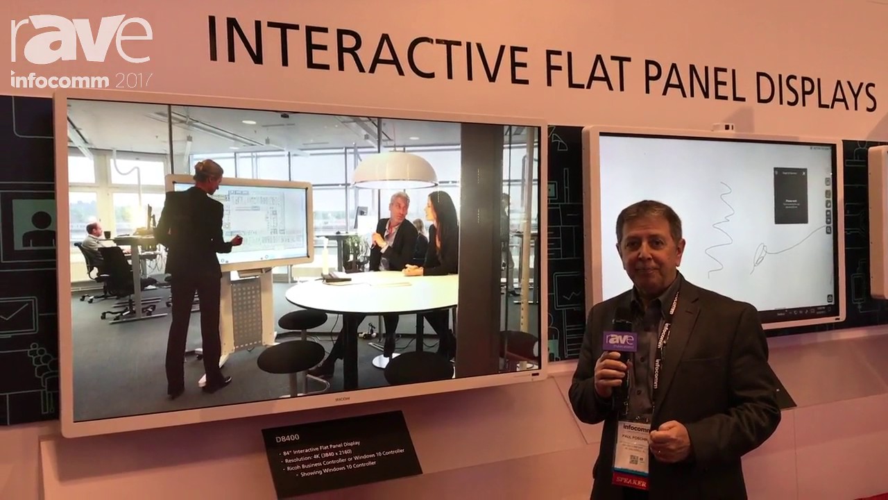 InfoComm 2017: Ricoh Exhibits Interactive Touch Flat Panel Displays ...