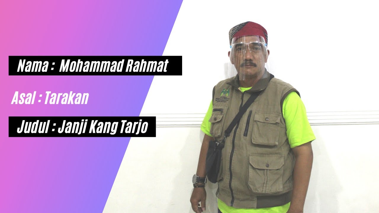 Temu Puisi Se-Kalimantan Utara Tahun 2021 | Mohammad Rahmat - YouTube