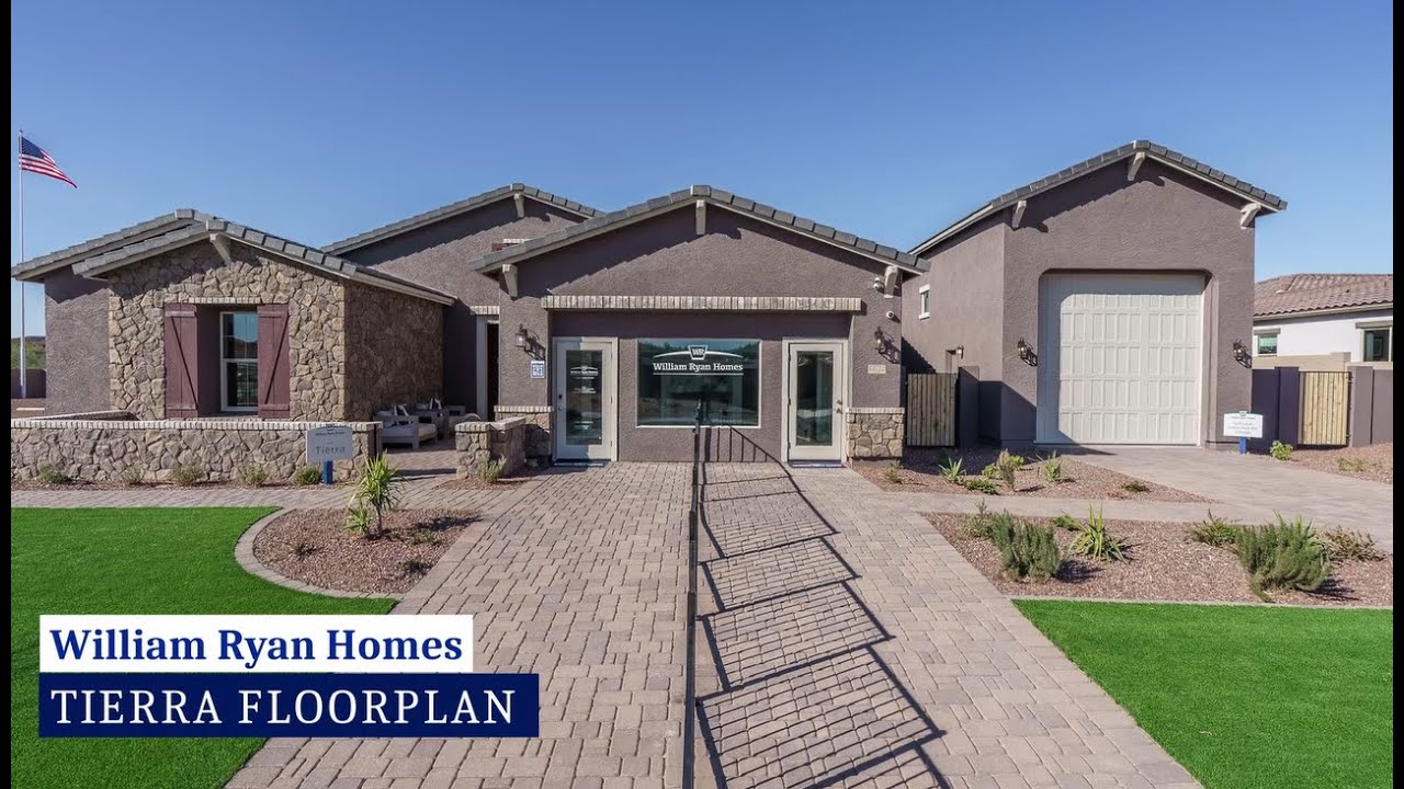 The Foothills at Arroyo Norte | Tierra Model Home Tour | William Ryan Homes-Phoenix - YouTube