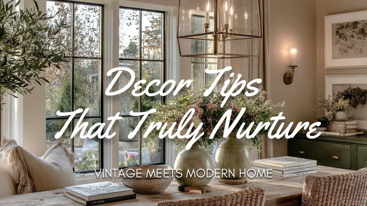 🌿 Cozy Home, Calm Mind: Decor Tips That Truly Nurture - YouTube