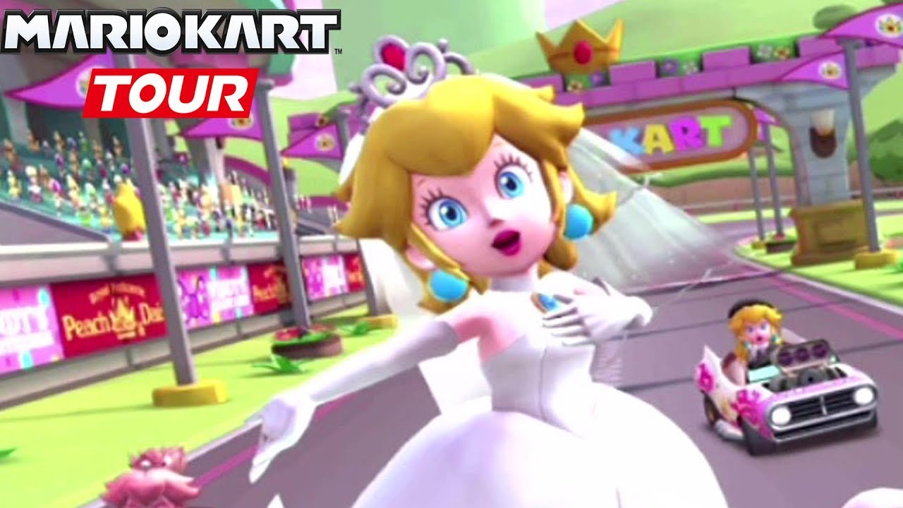 Mario Kart Tour Peach Tour Gameplay Walkthrough - YouTube