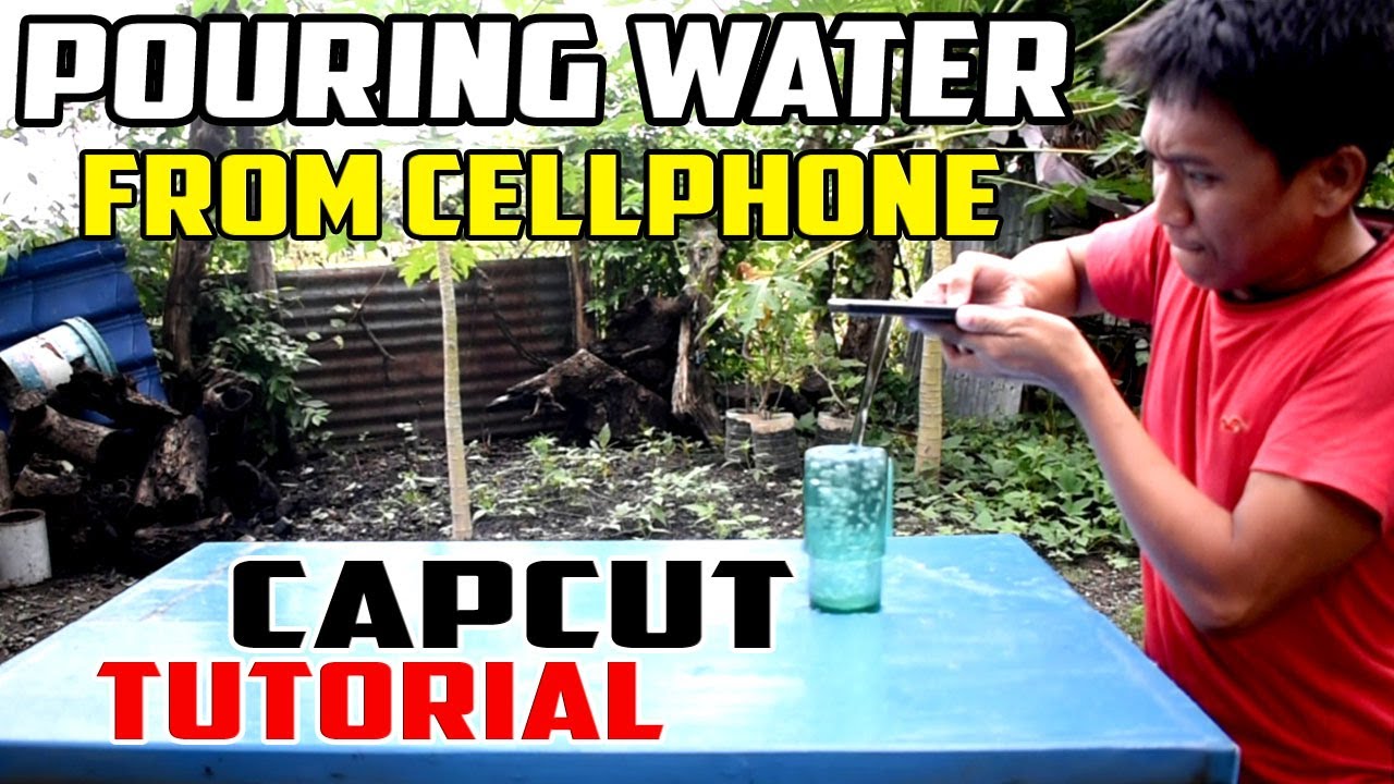 POURING WATER FROM CELLPHONE - TAGALOG TUTORIAL - YouTube