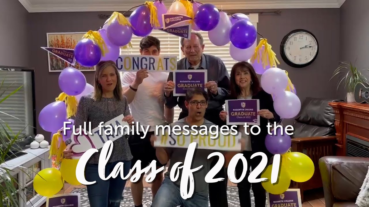 Commencement Undergraduate Family Well-Wishes (2021) - YouTube