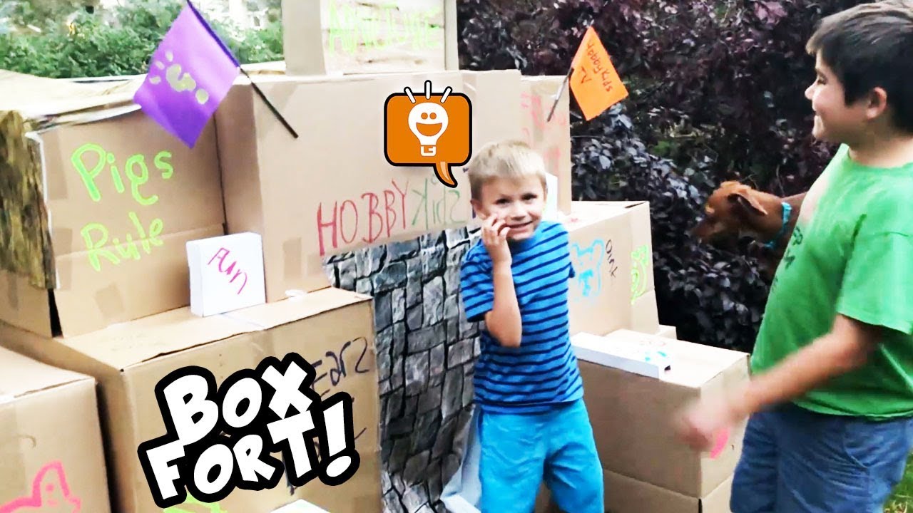 Make A Box Fort Art With HobbyKids HobbyVloggy With HobbyFamily YouTube make-a-box-fort-art-with-hobbykids-hobbyvloggy-with-hobbyfamily-youtube