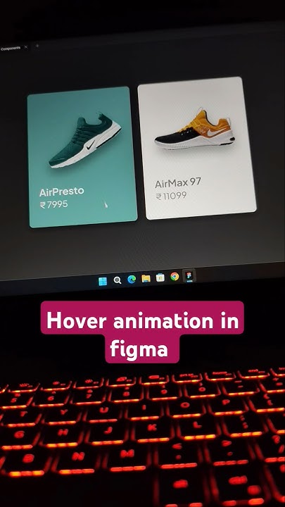 how to create hover effect in figma #hover #animation #windows #figmadesignsystem #autolayout ...