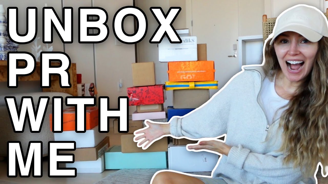 Unbox PR Packages With ME - New Skincare & Makeup Haul - YouTube
