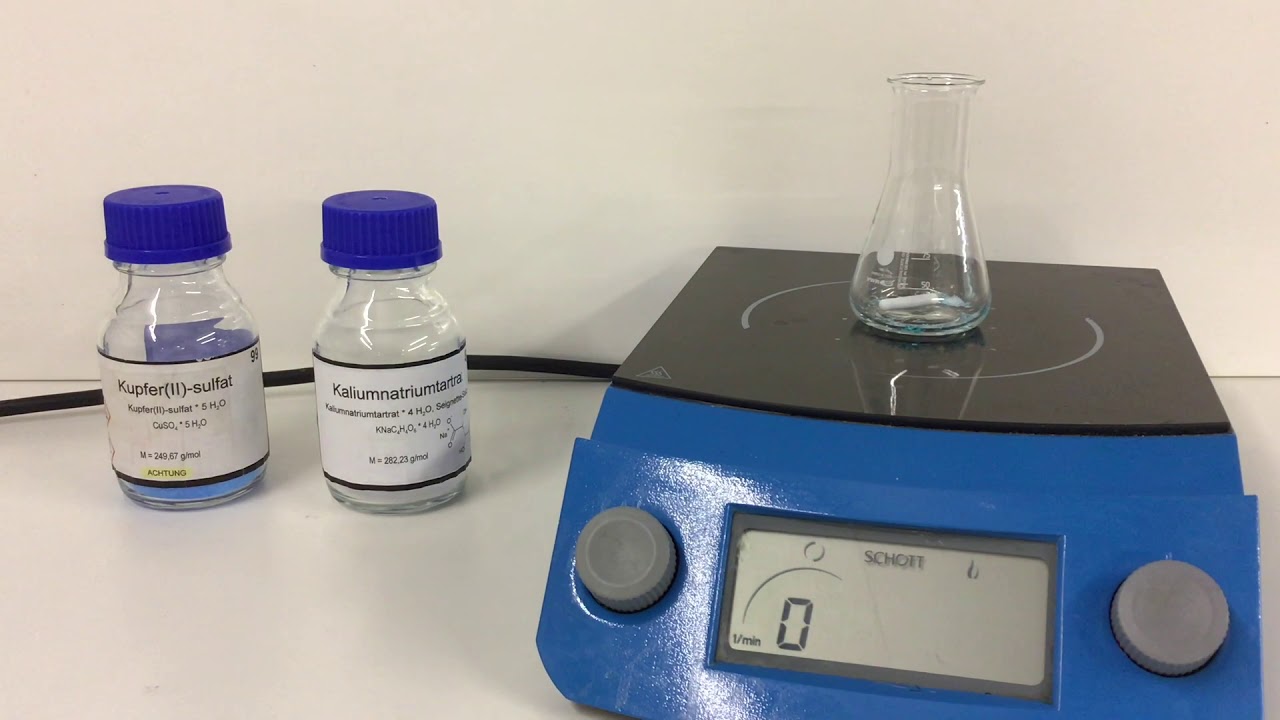 Proteinnachweis (Biuret Reaktion) - YouTube
