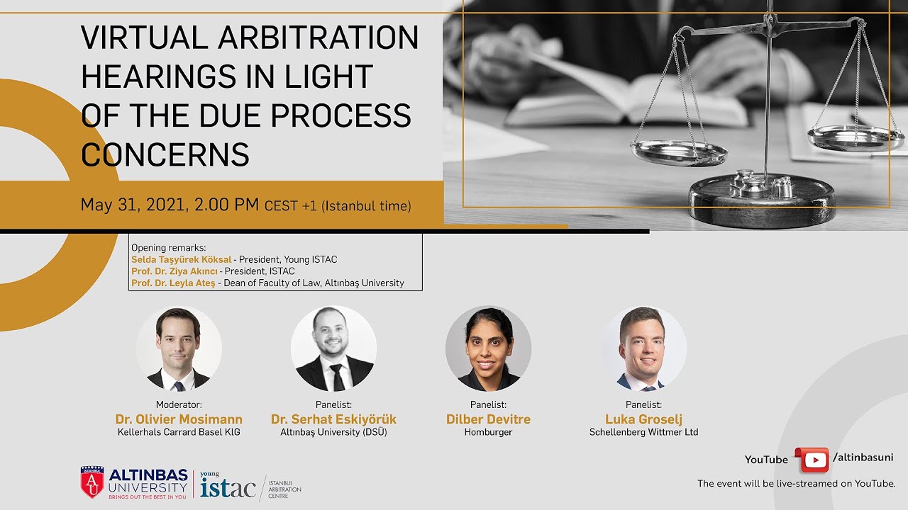 Virtual Arbitration Hearings in Light of the Due Process Concerns - YouTube