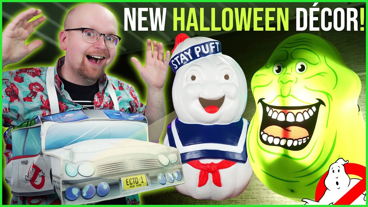 New Ghostbusters Halloween costume + décor | UNBOXING - YouTube